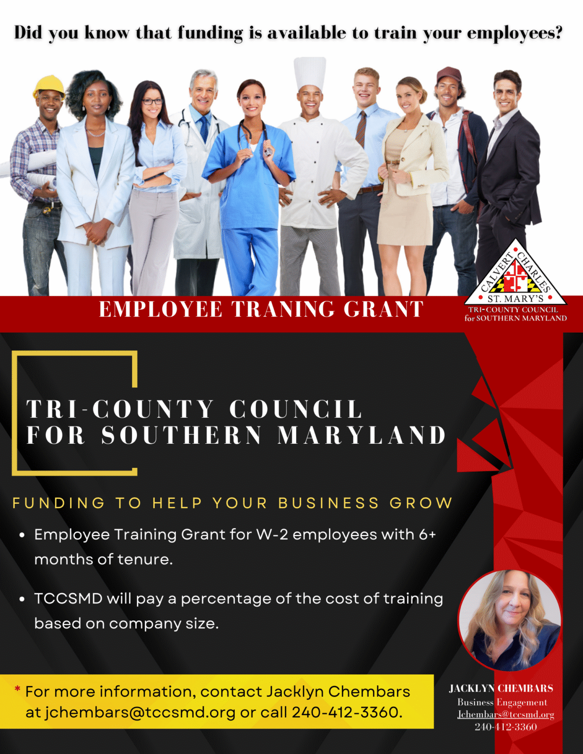 Employee Training Grant | Southern Maryland JobSource