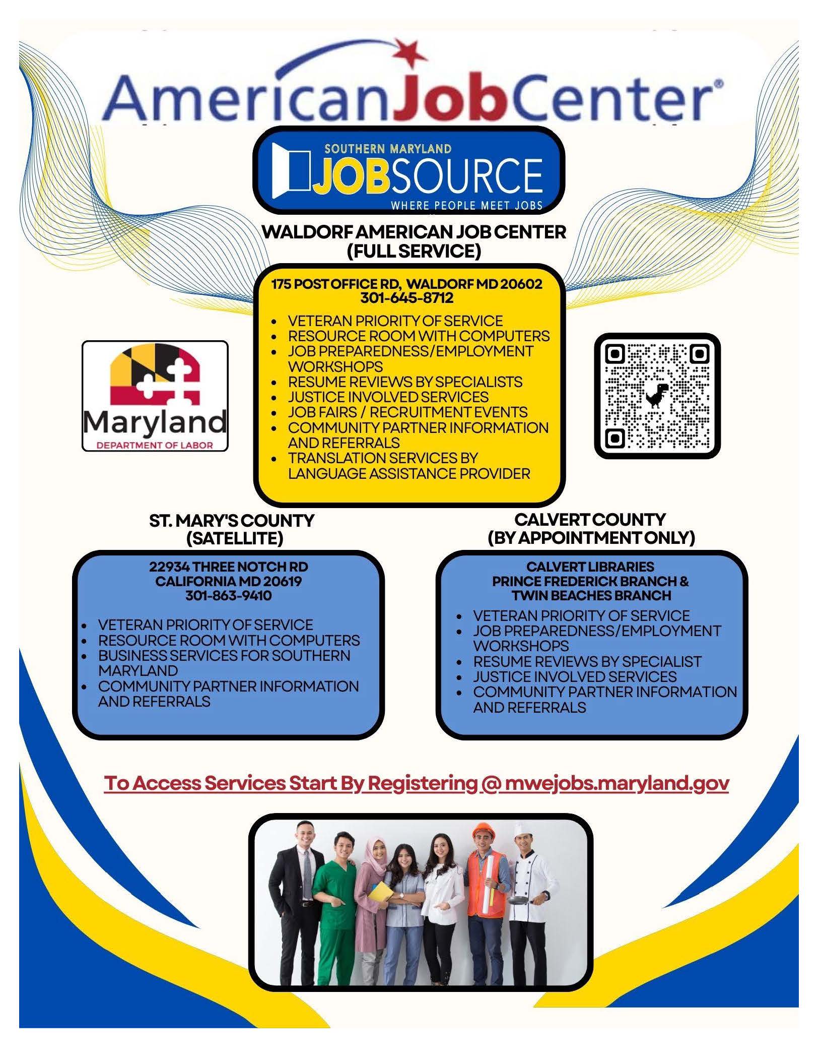 Southern Maryland American Job Centers | Southern Maryland JobSource